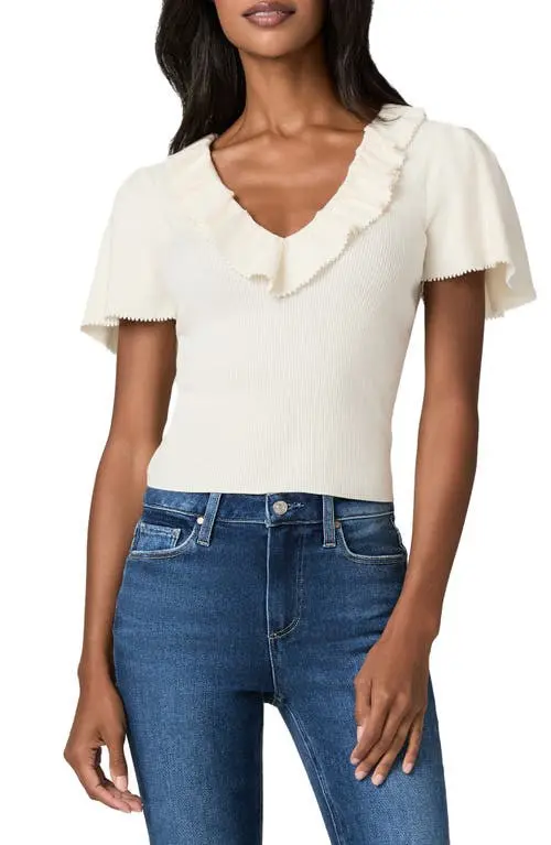 Paige Inaya Ruffle V-neck Top