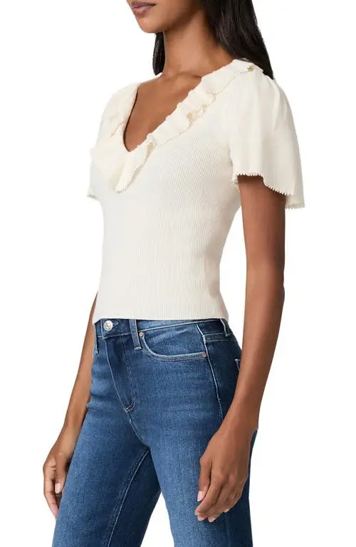 Paige Inaya Ruffle V-neck Top