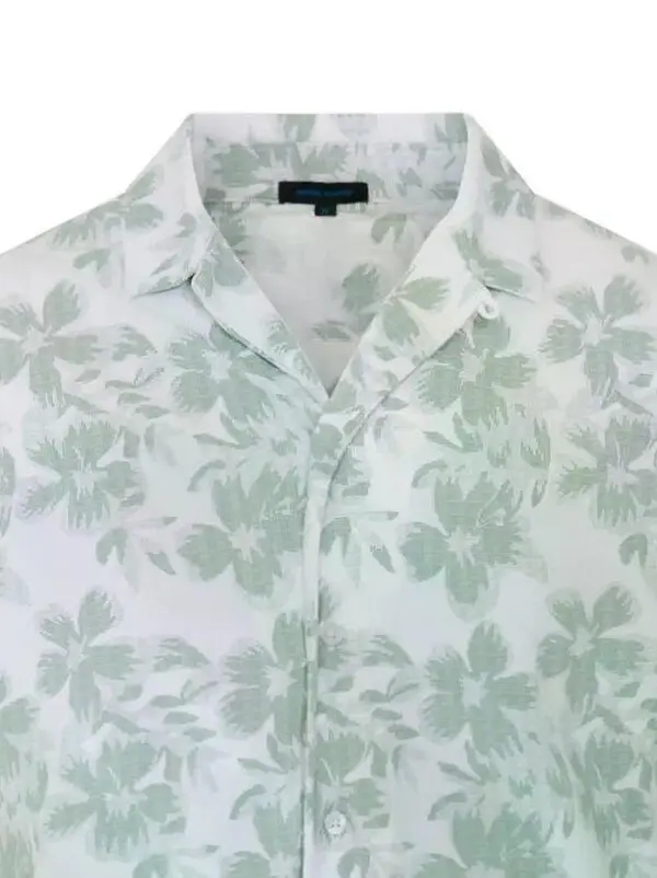 PATRICK ASSARAF Tropical Floral-print Shirt