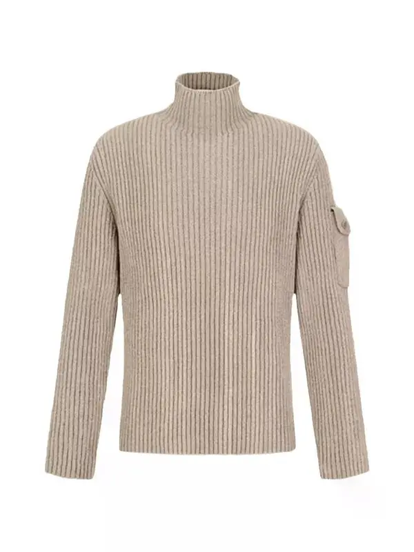 AMOMENTO Ribbed Velvet-knit Sweater - Neutrals