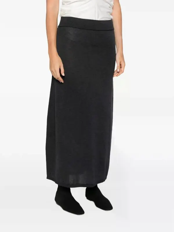 TOTEME Fine-knit Skirt - Grey