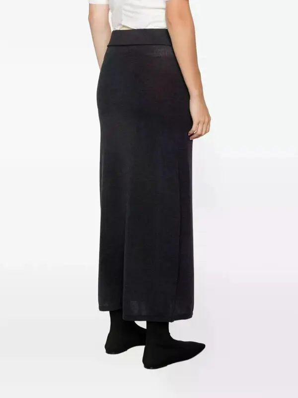 TOTEME Fine-knit Skirt - Grey