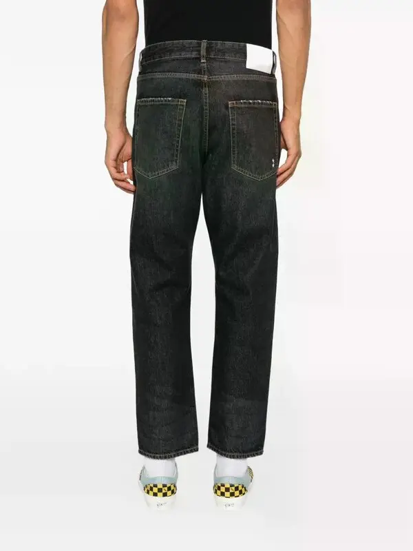 ICON DENIM LOS ANGELES Josh Faded-effect Distressed-finish Jeans
