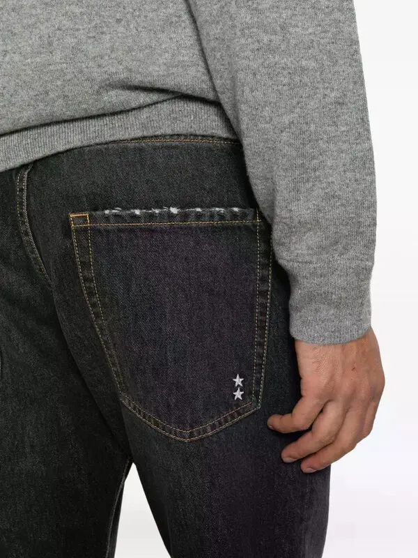 ICON DENIM LOS ANGELES Josh Faded-effect Distressed-finish Jeans