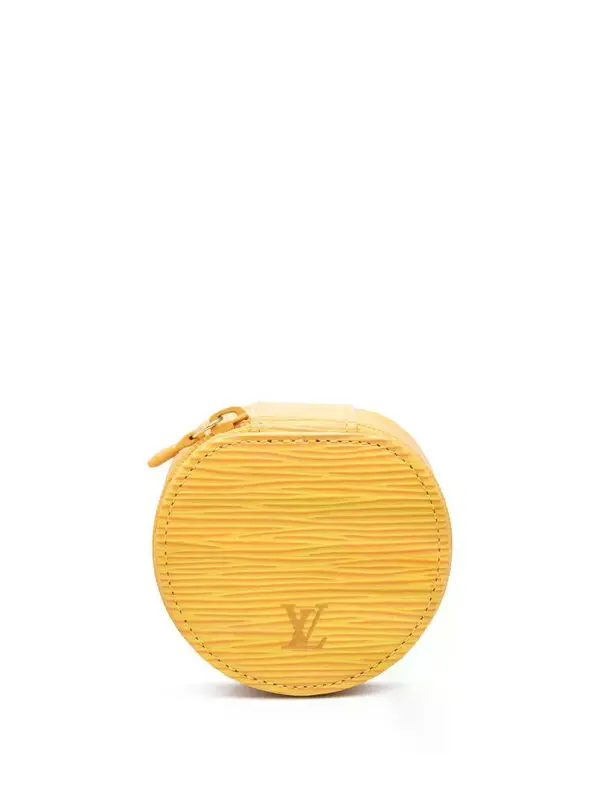 LOUIS VUITTON 1990-2010 Epi Ecrin Bijoux Travel Jewelry Case - Yellow