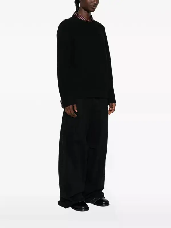 Vince Crew-neck Ribbed-trim Sweater