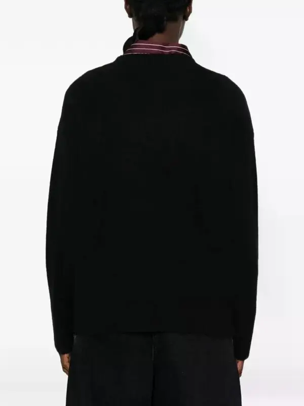Vince Crew-neck Ribbed-trim Sweater