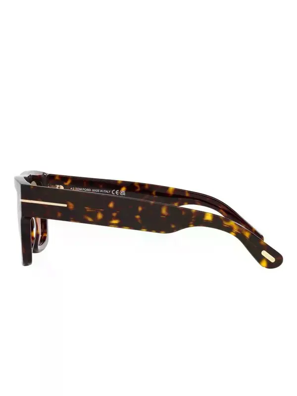 TOM FORD T-detail Square-frame Sunglasses
