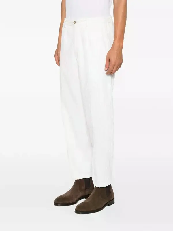 BRIGLIA 1949 Pleated Corduroy Trousers