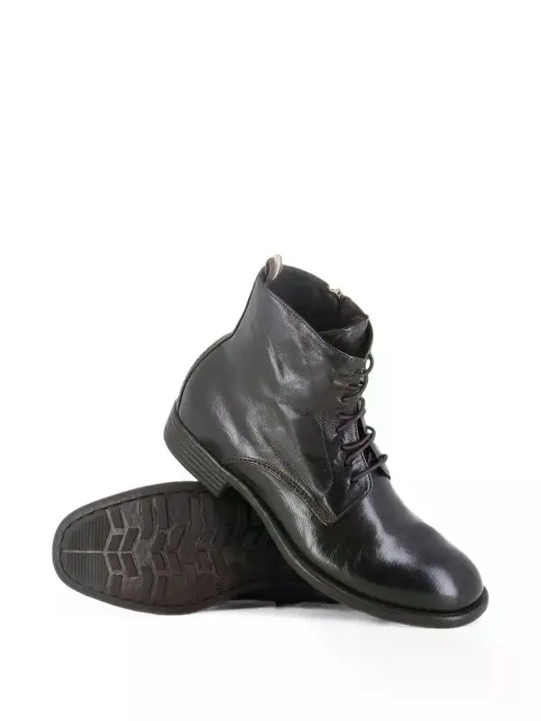 Officine Creative Calixte Lace-up Leather Ankle Boots