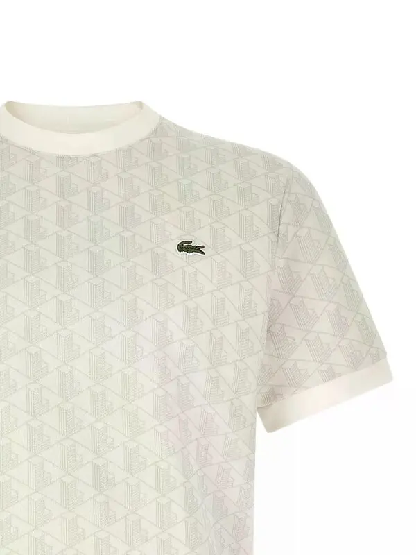 Lacoste Monogram-jacquard T-shirt