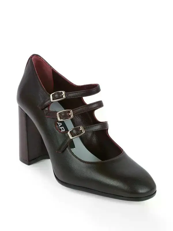 CAREL Keel Flex Triple Buckle-strap Pumps