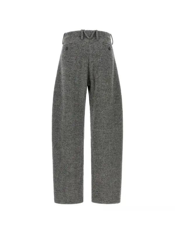 Magda Butrym Herringbone-pattern Barrel-leg Trousers