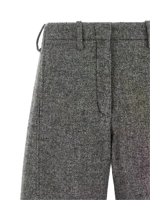 Magda Butrym Herringbone-pattern Barrel-leg Trousers