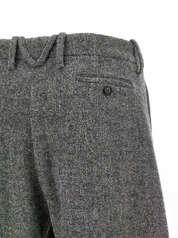 Magda Butrym Herringbone-pattern Barrel-leg Trousers
