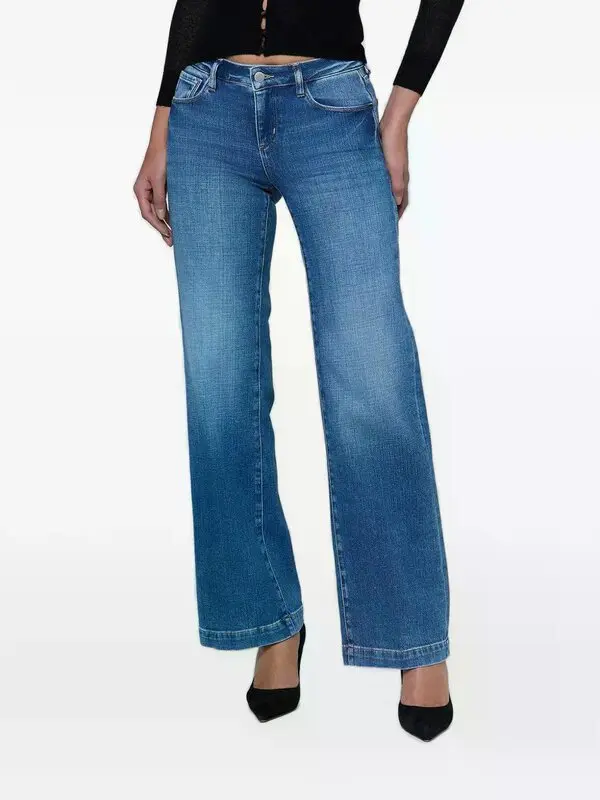 L'Agence Joanne Faded-effect Jeans