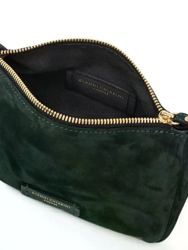 GIANNI CHIARINI Small Nora Suede Pouch Bag