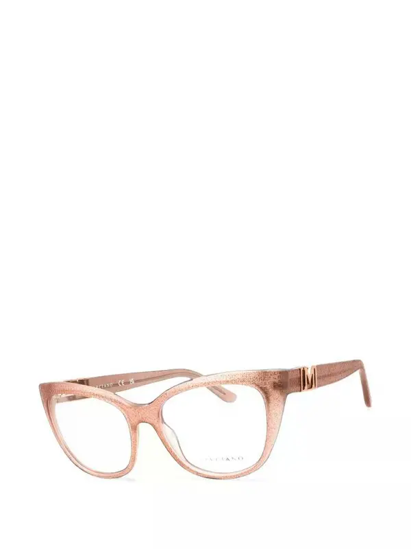 MARCIANO Glitter-effect Cat-eye Glasses