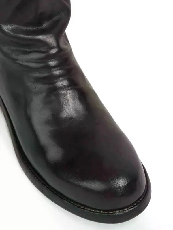 Officine Creative Ruched Side-zip Boots