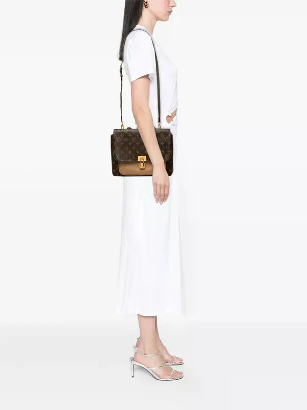 LOUIS VUITTON 2018 Monogram Marignan Satchel - Brown