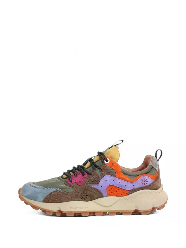 FLOWER MOUNTAIN Yamano 3 Uni Panelled Sneakers - Green