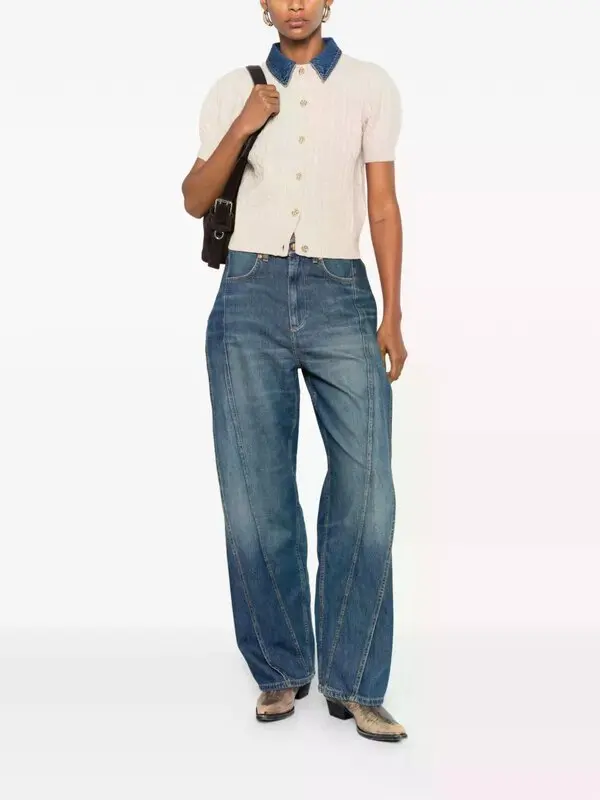 Sandro Seam-detail Jeans - Blue