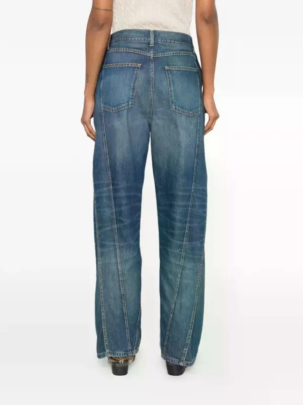 Sandro Seam-detail Jeans - Blue
