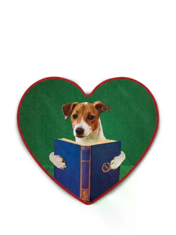 SELETTI Toiletpaper Nerdy Dog Bath Mat - Green