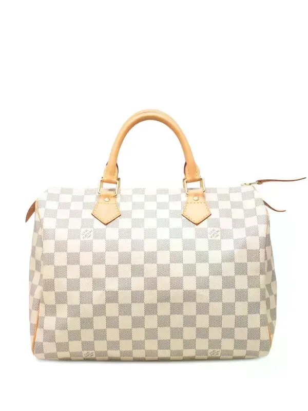 LOUIS VUITTON 2009 Damier Azur Speedy 30 Boston Bag