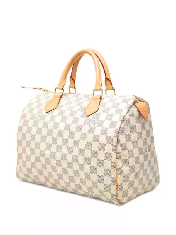 LOUIS VUITTON 2009 Damier Azur Speedy 30 Boston Bag