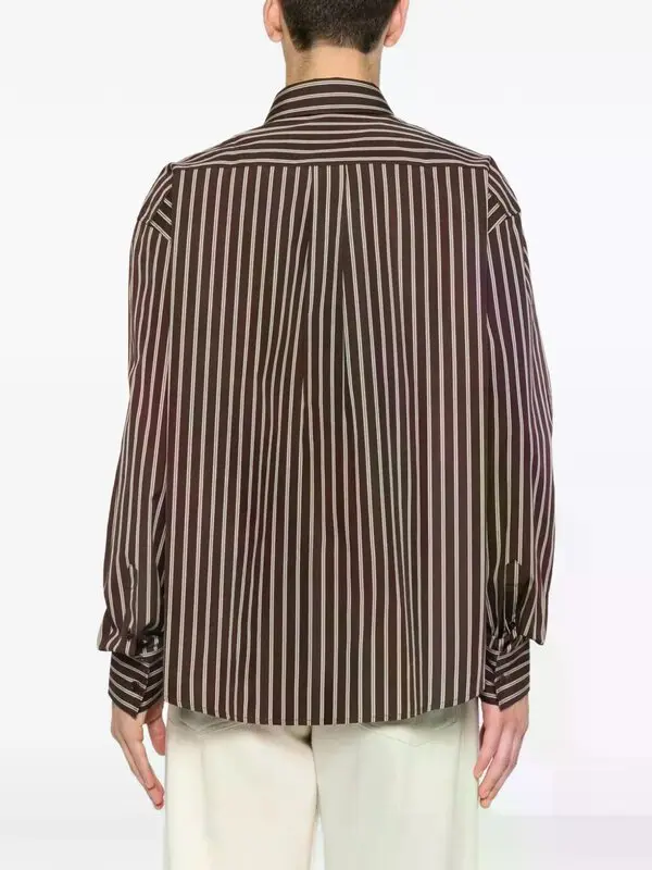 Sandro Striped Long-sleeve Shirt