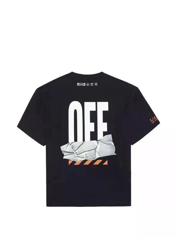 L/AB C/O OFF-WHITE Duct Tape T-shirt