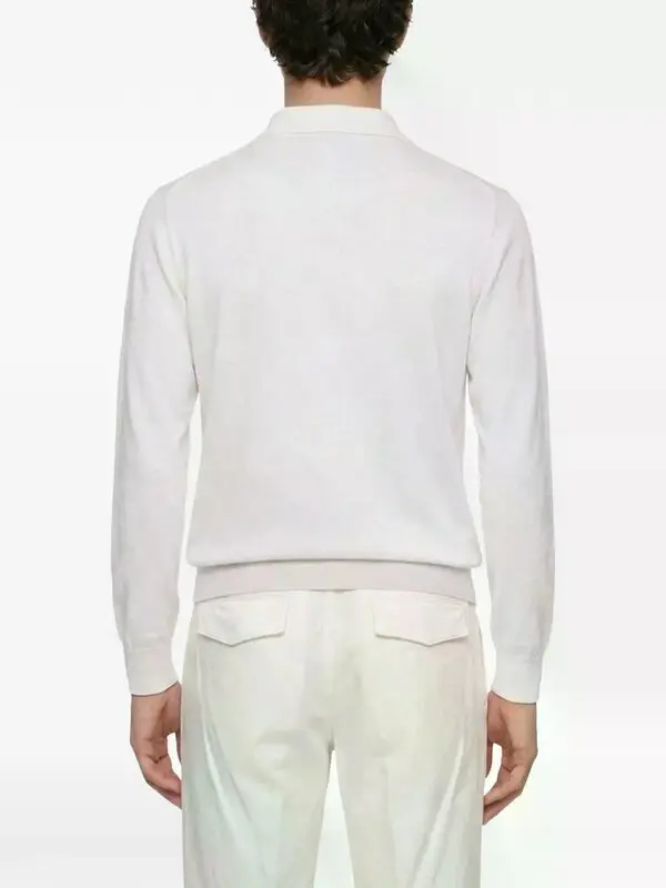 Eleventy Long-sleeve Polo Shirt