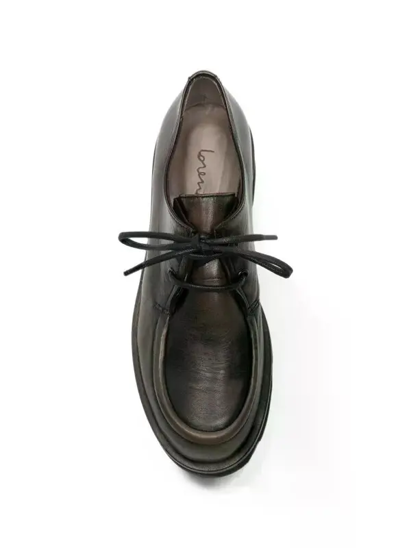 LORENA PAGGI Lace-up Platform Derby Shoes