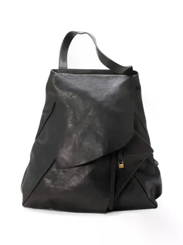 MIALUIS Ferdi Geometric Nappa Leather Tote Bag