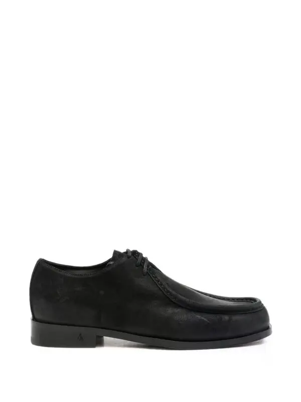 MORGILLO Lace-up Leather Derby Shoes
