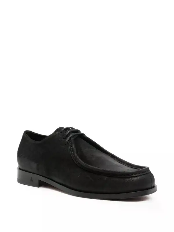 MORGILLO Lace-up Leather Derby Shoes
