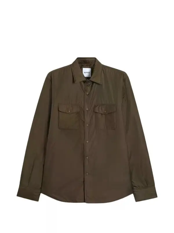 Aspesi Patch-pocket Shirt Jacket - Green