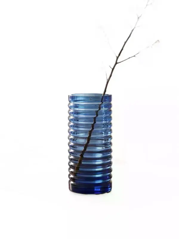 MARIO CIONI & C Ribbed Cylindrical Vase