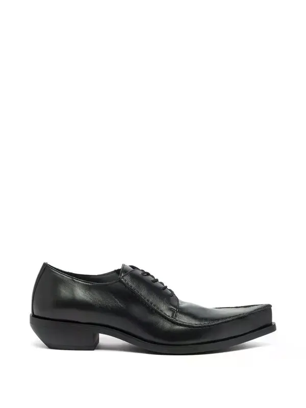 DIESEL® Pointed-toe Leather Derby Shoes