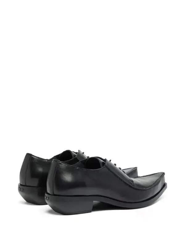 DIESEL® Pointed-toe Leather Derby Shoes