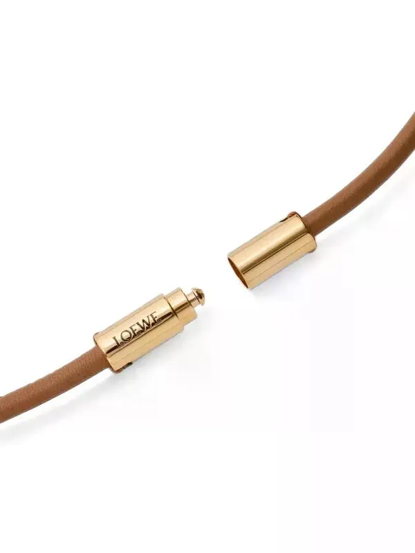 Loewe Anagram-debossed Leather Phone Strap