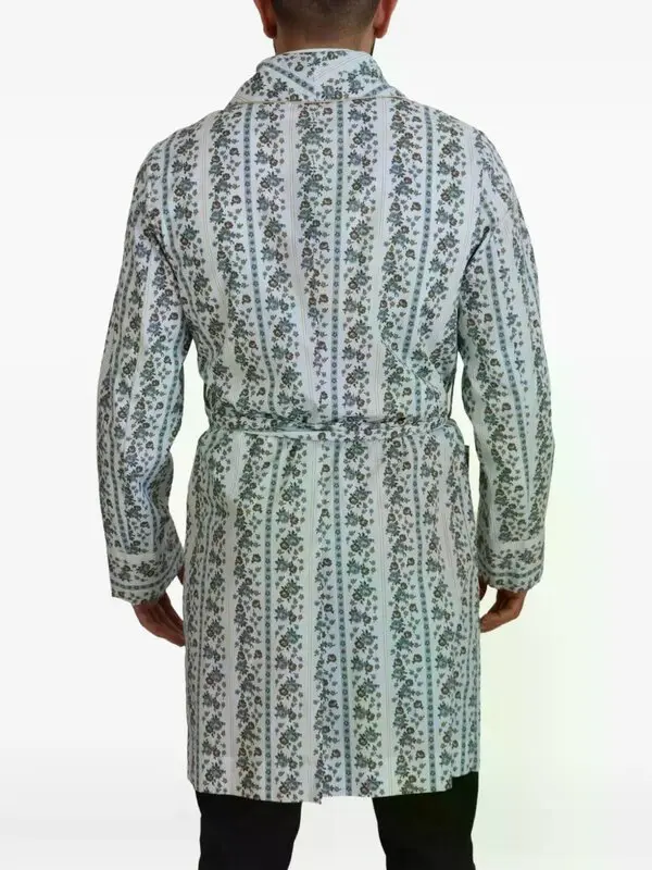 Dolce & Gabbana Floral-print Cotton Robe