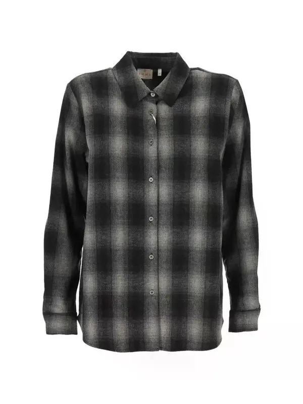 EMME Check-pattern Shirt - Grey
