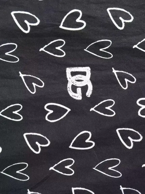 Dolce & Gabbana Heart-print Hooded Jacket