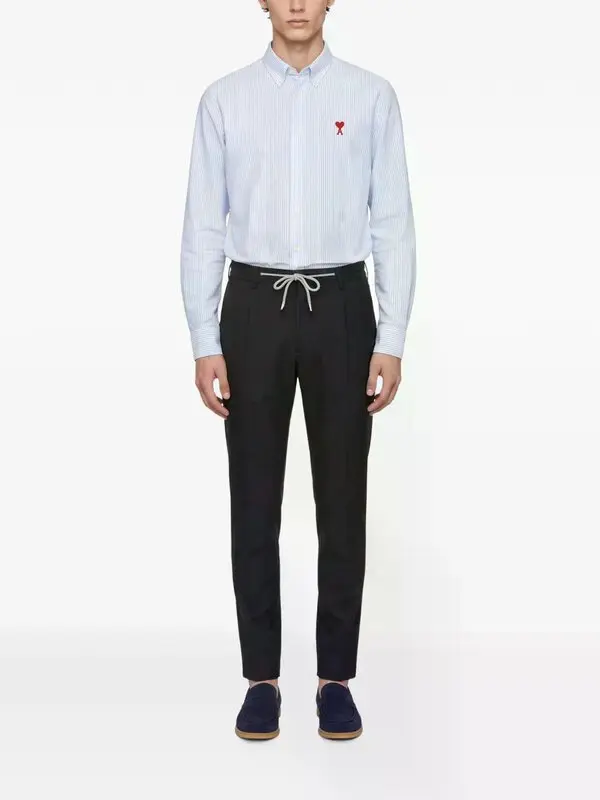Eleventy Drawstring Pleated Trousers