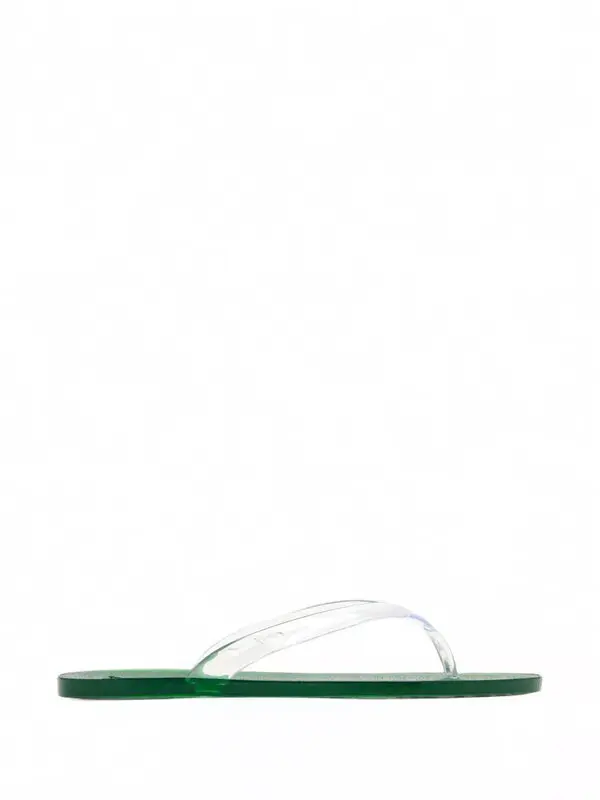 ANCIENT GREEK SANDALS Jelly Flip Flops - Green