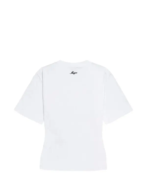 MSGM Layered Lace-trim T-shirt