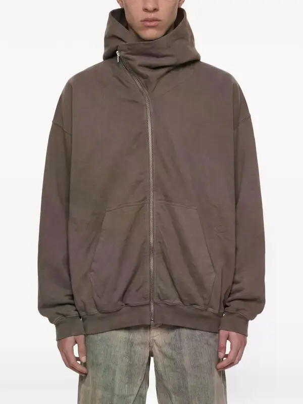 Rick Owens Asymmetric-zip Hoodie