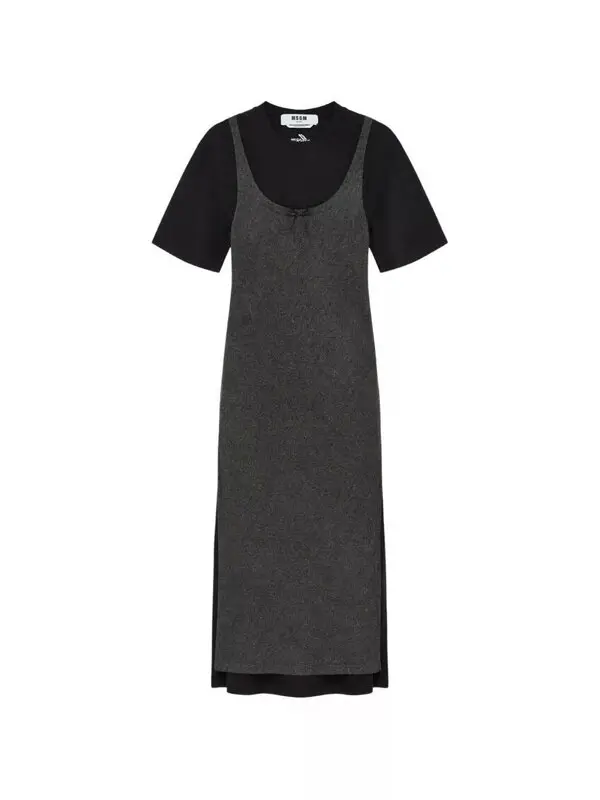 MSGM Layered-effect T-shirt Maxi Dress